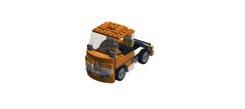 LEGO MOC 31017 alternate minifig scale truck by Abokado | Rebrickable ...