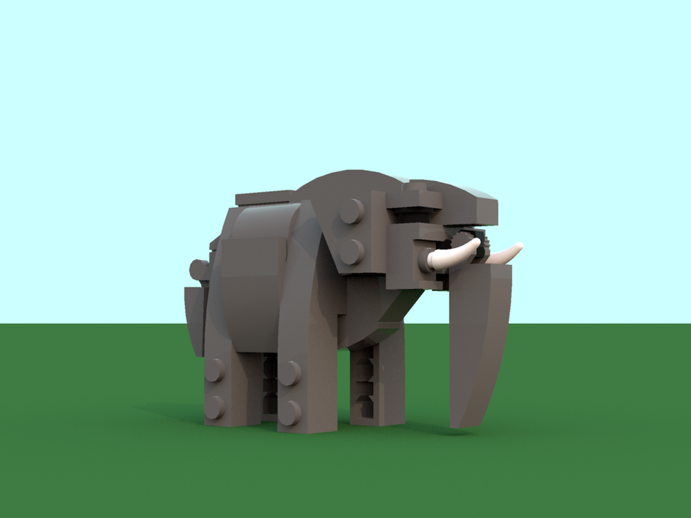 Lego Moc Nanoelephant By Legoori Rebrickable Build With Lego