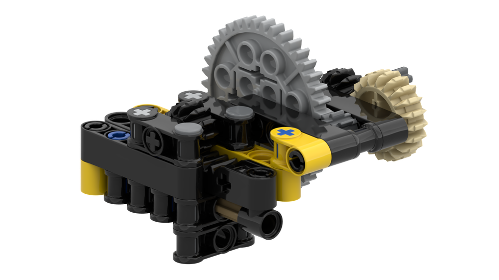 LEGO MOC Wind-up Motor 3 by 2in1 | Rebrickable - Build with LEGO