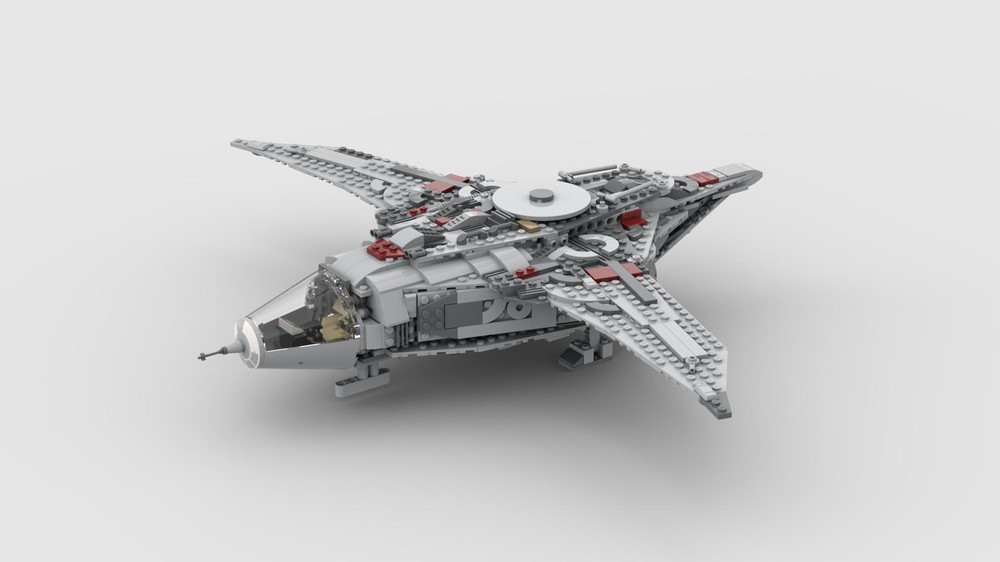 LEGO MOC Landing Ship "Falcon" by Kohta | Rebrickable - Build with LEGO