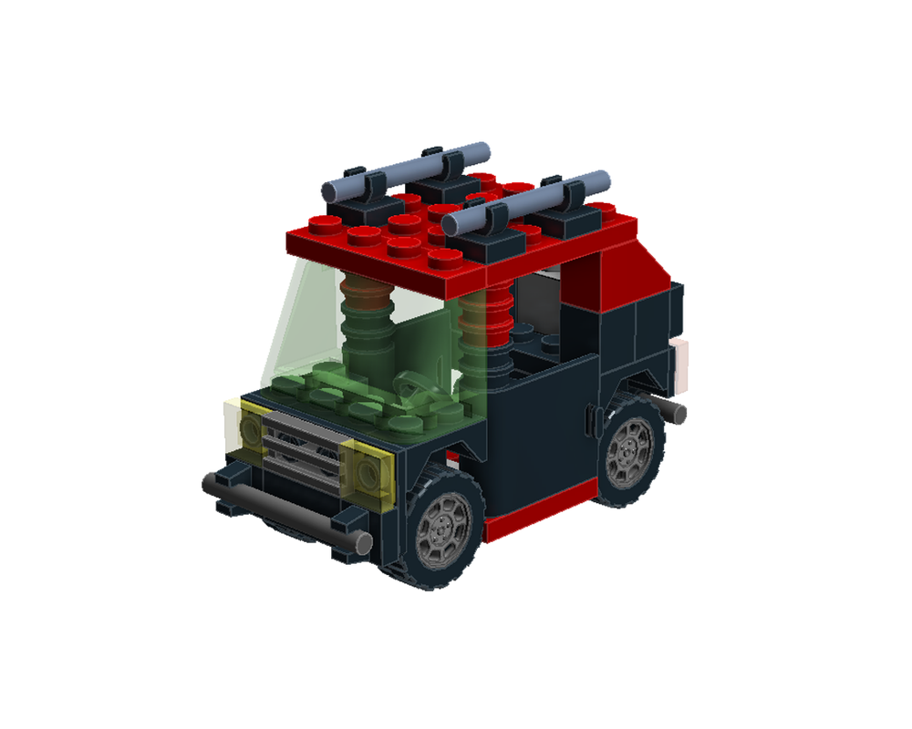 Lego Moc Advanced Suv 4x7 Chassis By Sonar4wd Rebrickable Build