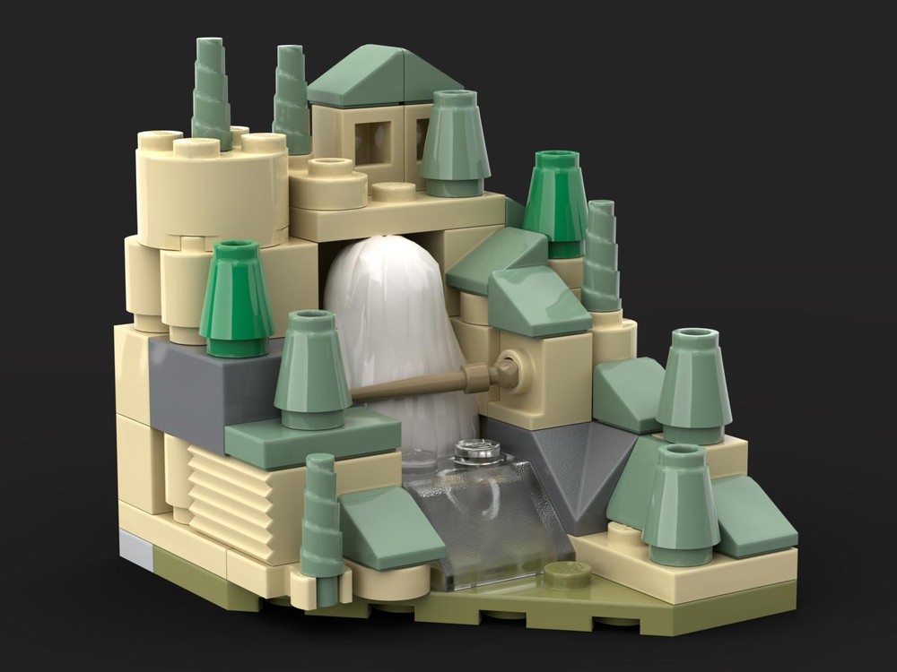 LEGO MOC 30435 Waterfall by Dafeld | Rebrickable - Build with LEGO