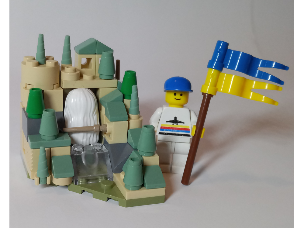 Lego Moc 30435 Waterfall By Dafeld Rebrickable Build With Lego