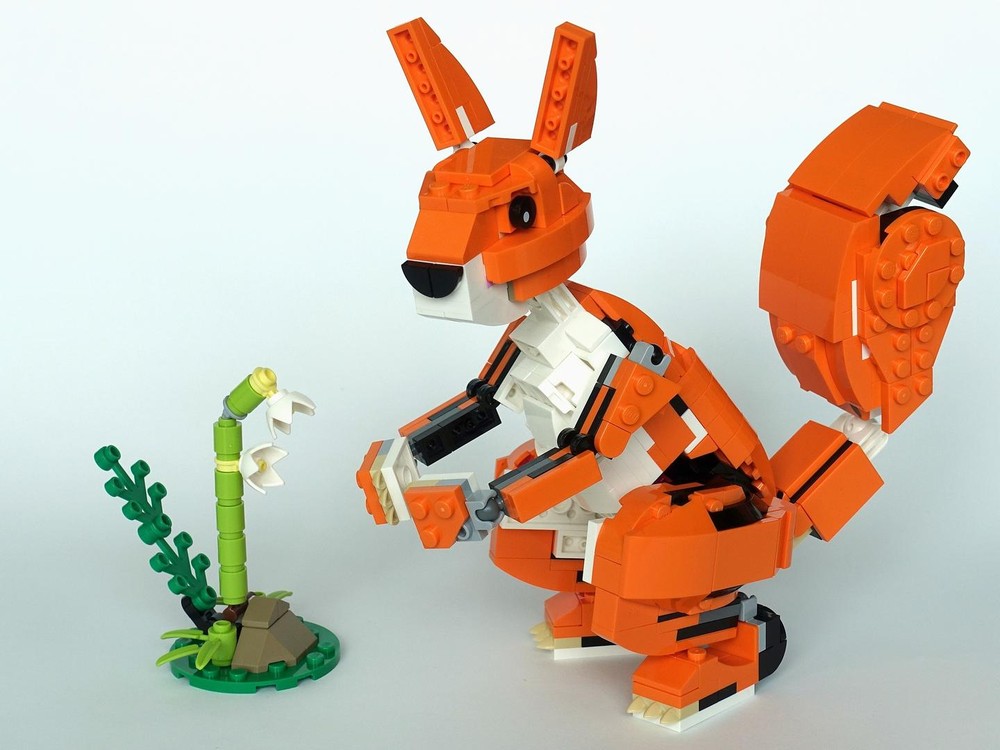 LEGO MOC 31129: Squirrel by Tomik | Rebrickable - Build with LEGO