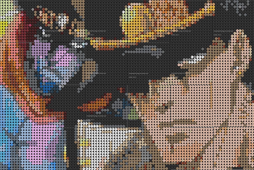 LEGO MOC Jotaro & Star Platinum Mosiac (JoJo's Bizarre Adventure) by ...