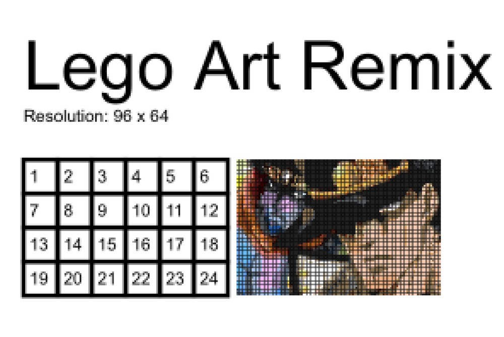 LEGO MOC Jotaro & Star Platinum Mosiac (JoJo's Bizarre Adventure) by ...