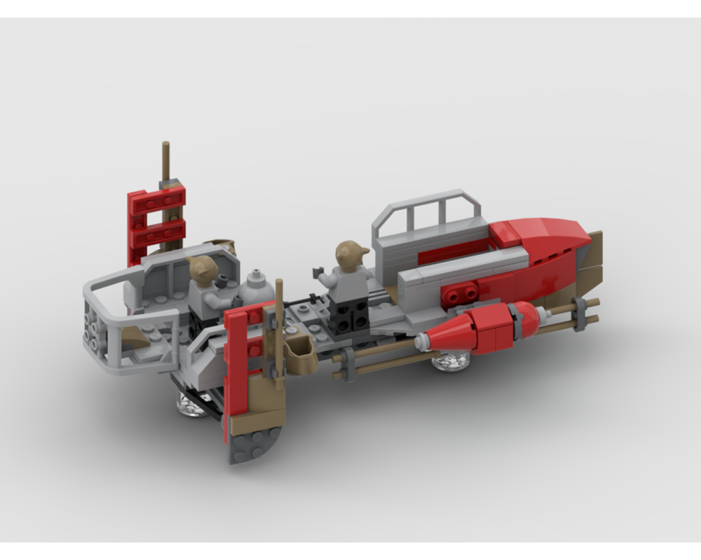 LEGO MOC Ray´s Speeder by PauloJorgeRamos | Rebrickable - Build with LEGO