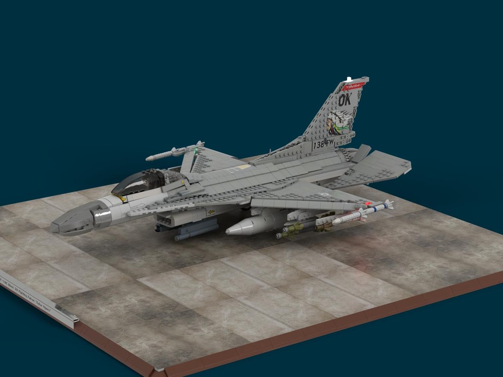 LEGO MOC F-16 BLOCK 30 Fighting Falcon by Czifi | Rebrickable - Build ...