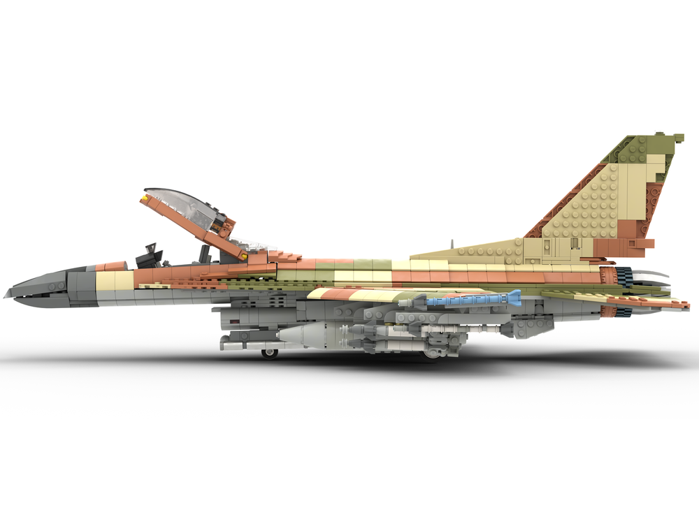Lego Moc F 16 Block 30 Fighting Falcon By Czifi Rebrickable Build