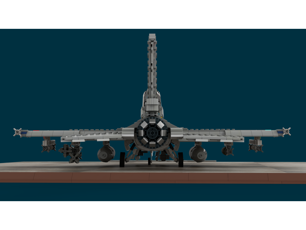 Lego Moc F 16 Block 30 Fighting Falcon By Czifi Rebrickable Build