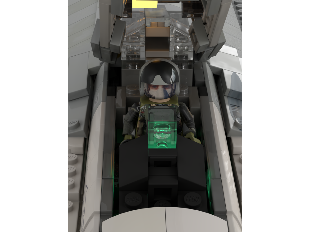 Lego Moc F 16 Block 30 Fighting Falcon By Czifi Rebrickable Build