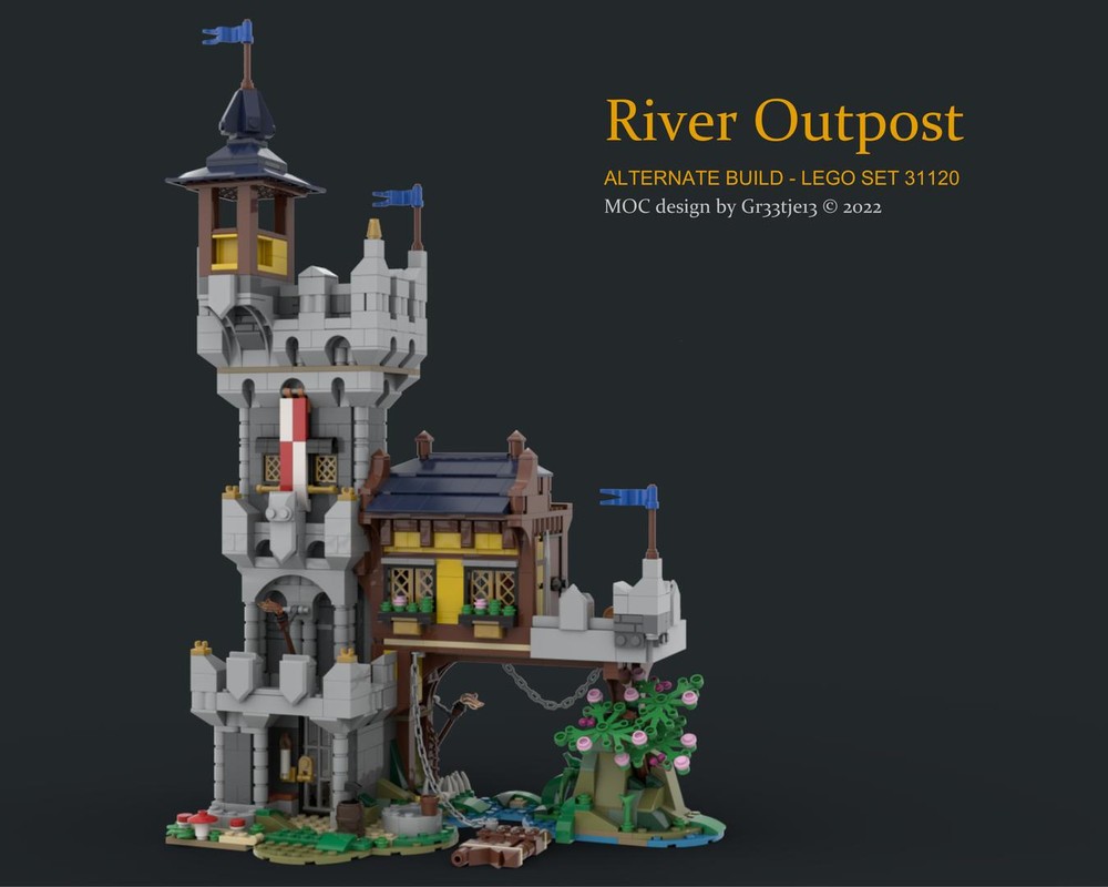 LEGO MOC River Outpost by Gr33tje13 | Rebrickable - Build with LEGO