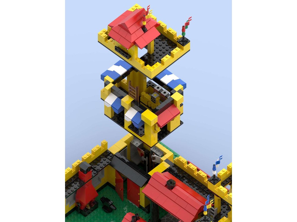 LEGO MOC Lion Head Castle, Part 1: The Court Yard - old version by ...