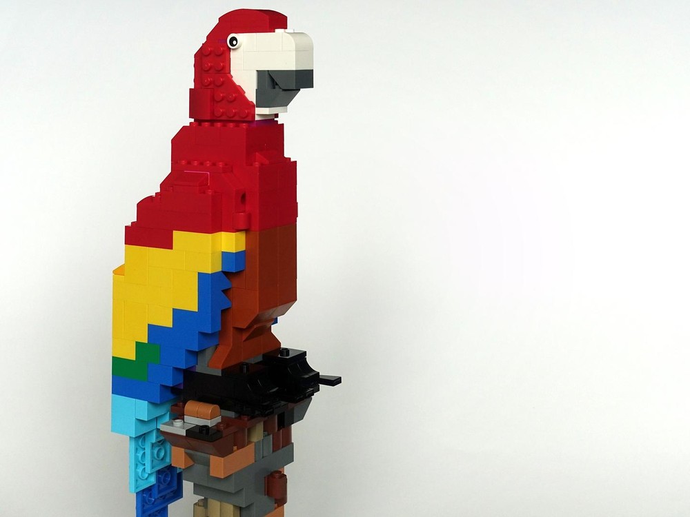 LEGO MOC 11021: Parrot by Tomik | Rebrickable - Build with LEGO