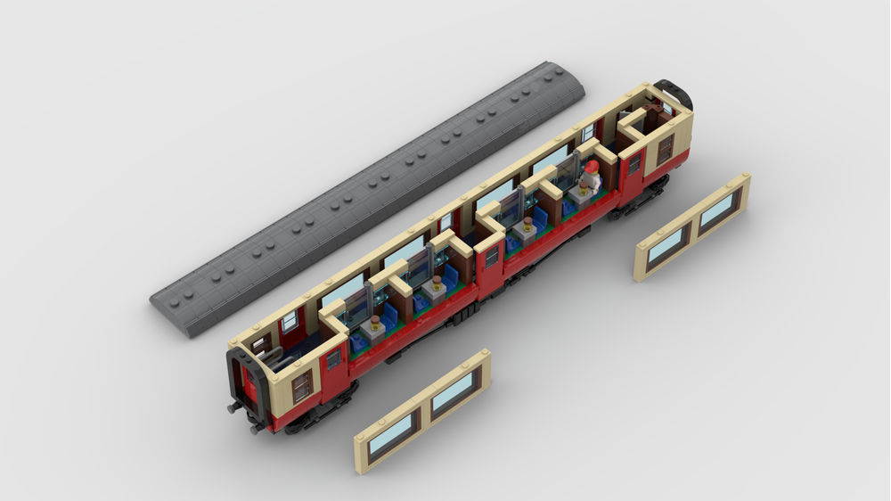 LEGO MOC British Rail Side Corridor Carriage - "Blood and Custard" by ...