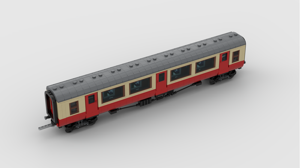 LEGO MOC British Rail Side Corridor Carriage - "Blood and Custard" by ...
