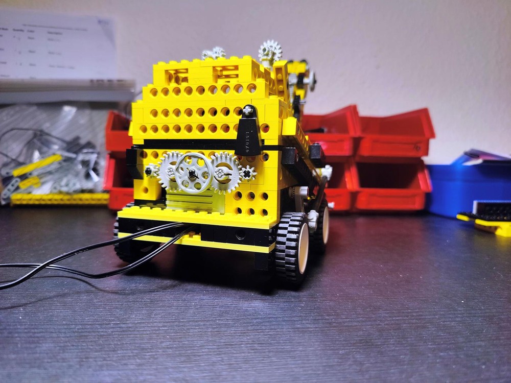 LEGO MOC-128119 Skid steer with telescoping boom by christov ...