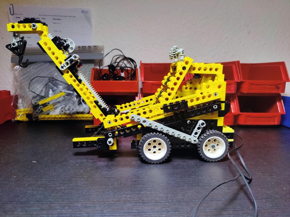 LEGO MOC-128119 Skid steer with telescoping boom by christov ...