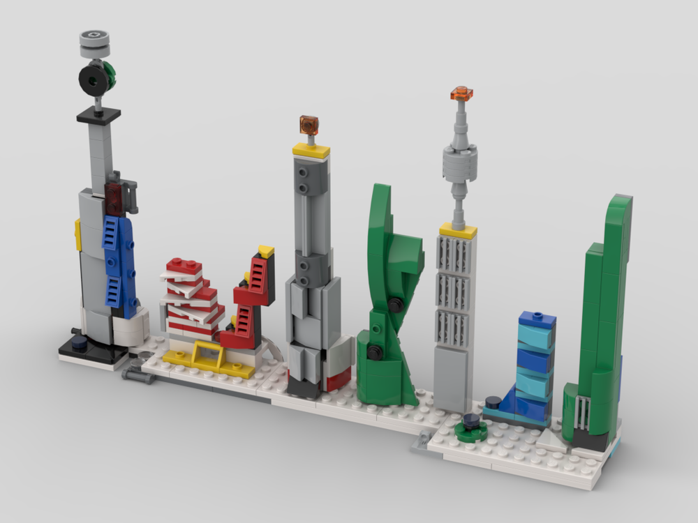 LEGO MOC 31113 - City Skyline by KlintIsztvud | Rebrickable - Build ...
