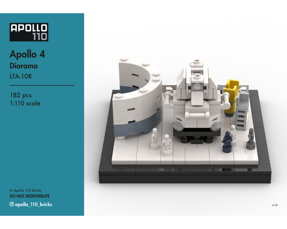 LEGO MOC Apollo 4 Diorama – LTA-10R [1:110 scale] by Apollo_110_Bricks | Rebrickable - Build ...