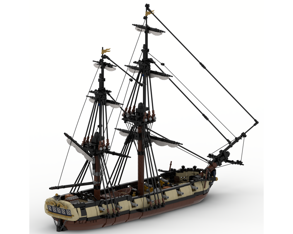 Lego Moc Hms Meteor By Boeing7878dreamliner Rebrickable Build