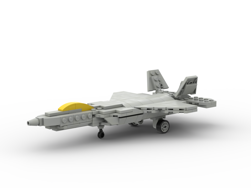 LEGO MOC Mini/Midi Lockheed Martin F-22 Raptor by Adventurehill1 ...