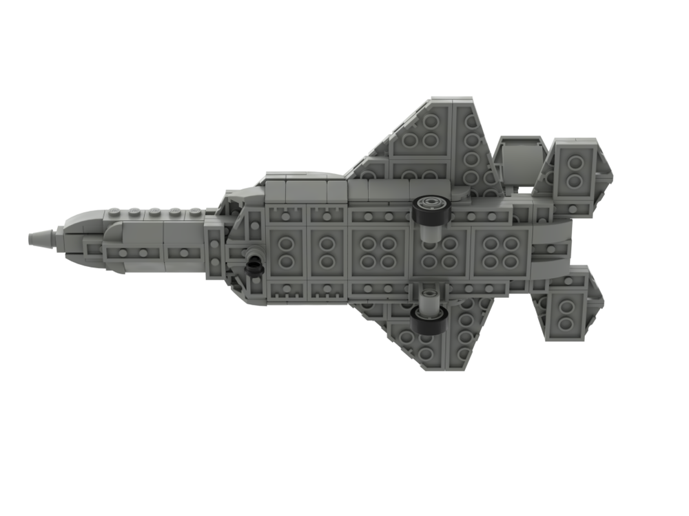 Lego Moc Minimidi Lockheed Martin F 22 Raptor By Adventurehill1