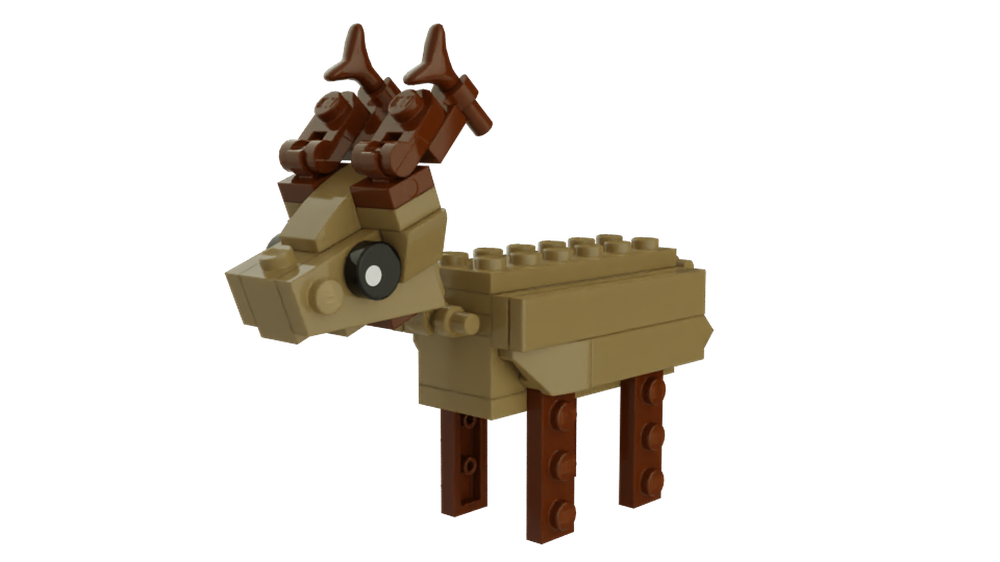 LEGO MOC Caribou/Reindeer by TeenyTinyBricks | Rebrickable - Build with ...
