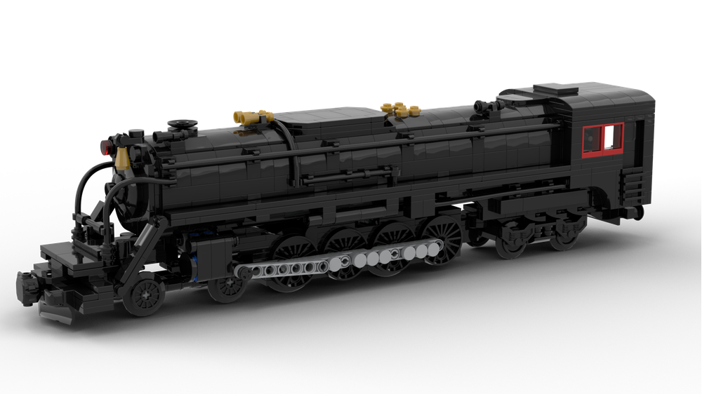 LEGO MOC Locomotive - RC - Milwaukee Road S3 Northern 4-8-4 - MOC by ...