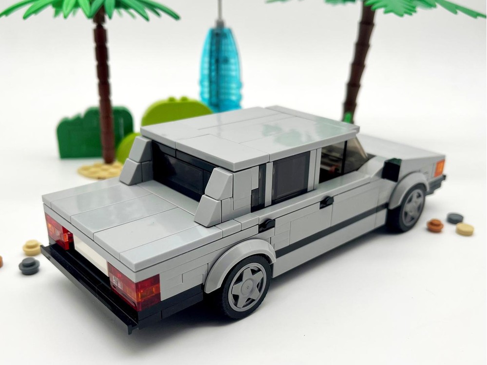 Lego Moc Volvo 740 Sedan By Ibrickeditup Rebrickable Build With Lego