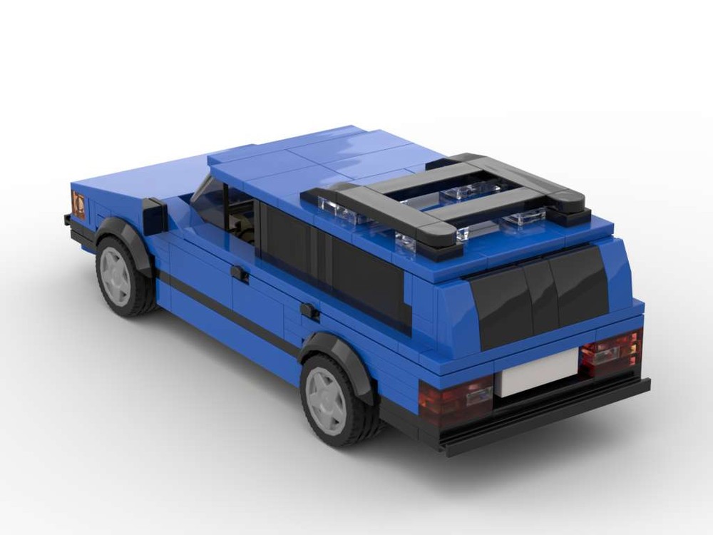 Lego Moc Volvo 740 Wagon By Ibrickeditup Rebrickable Build With Lego