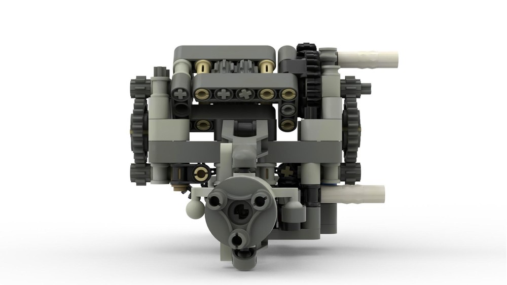 LEGO MOC Torsen differential mounted on a double wishbone suspension by ...