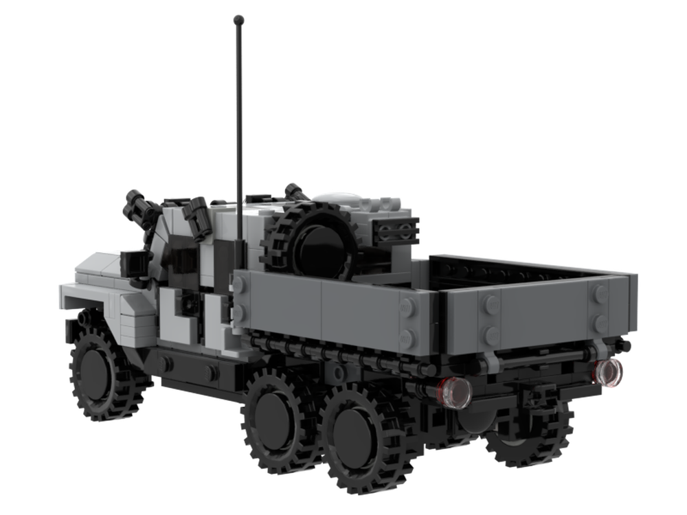 Lego Moc Mtvr Truck By Somerslego Rebrickable Build With Lego