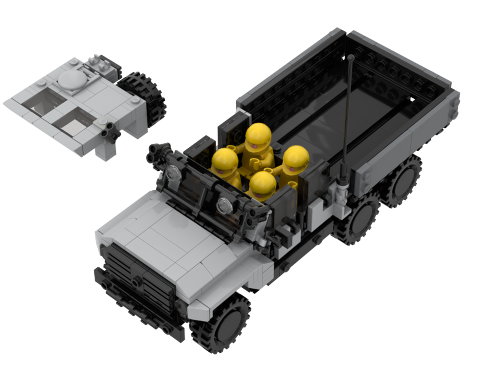 Lego Moc Mtvr Truck By Somerslego Rebrickable Build With Lego
