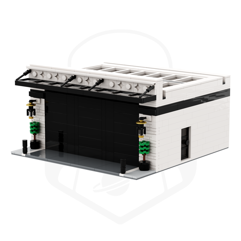 LEGO MOC Speed Champions Garage (Lux) by moonmanbricks | Rebrickable ...