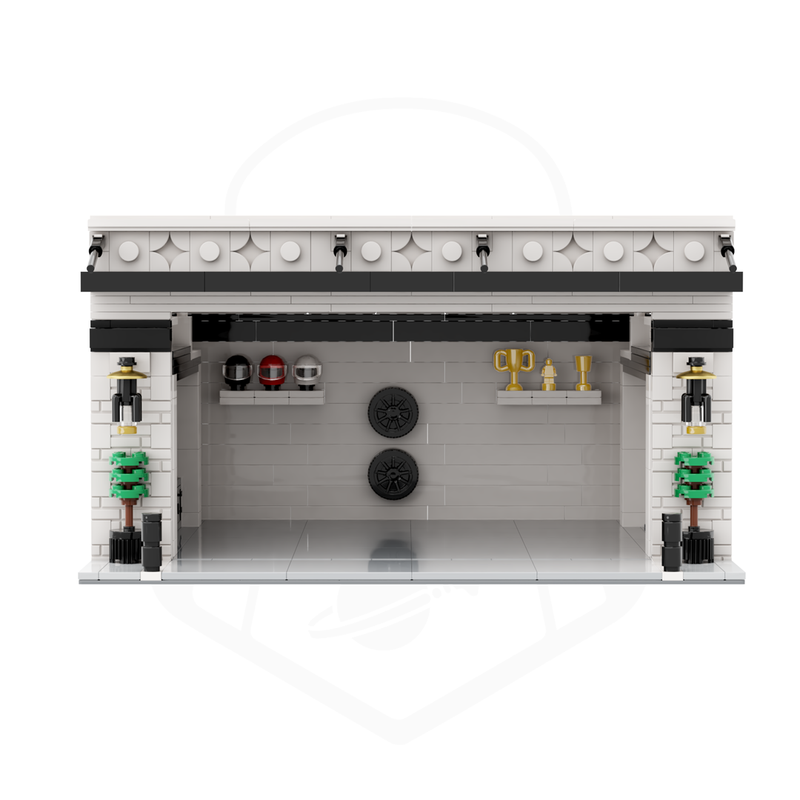 LEGO MOC Speed Champions Garage (Lux) by moonmanbricks | Rebrickable ...