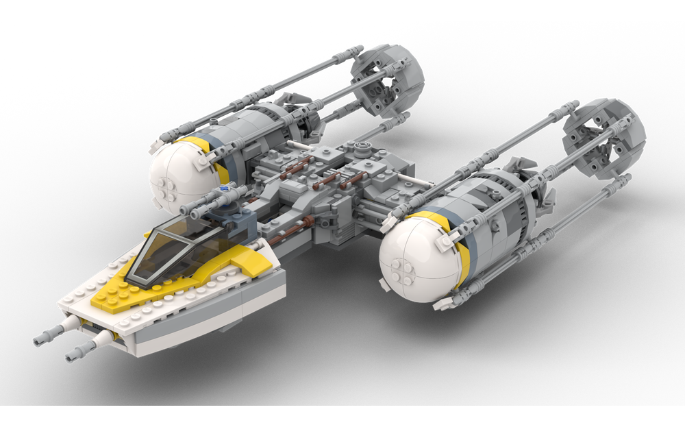 LEGO MOC Y Wing 75172 - Modification of engines by sahag | Rebrickable ...