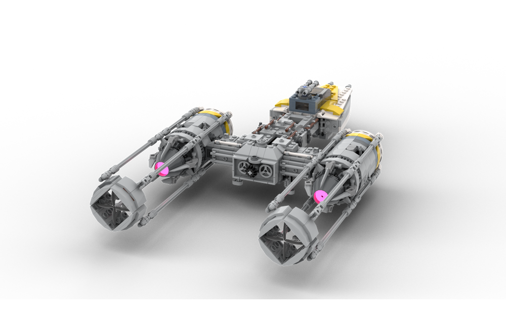 LEGO MOC Y Wing 75172 - Modification of engines by sahag | Rebrickable ...