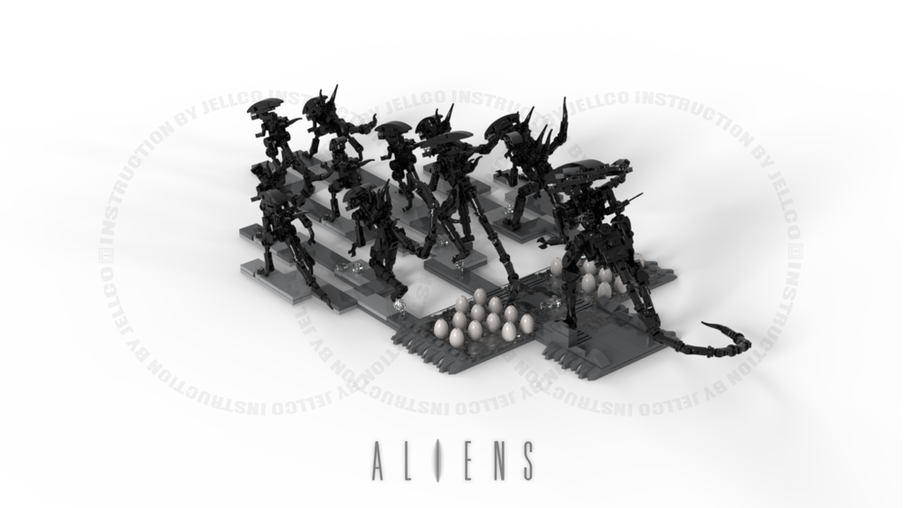 Lego Moc Micro Aliens Series Part Iii Xenomorph By Jellco