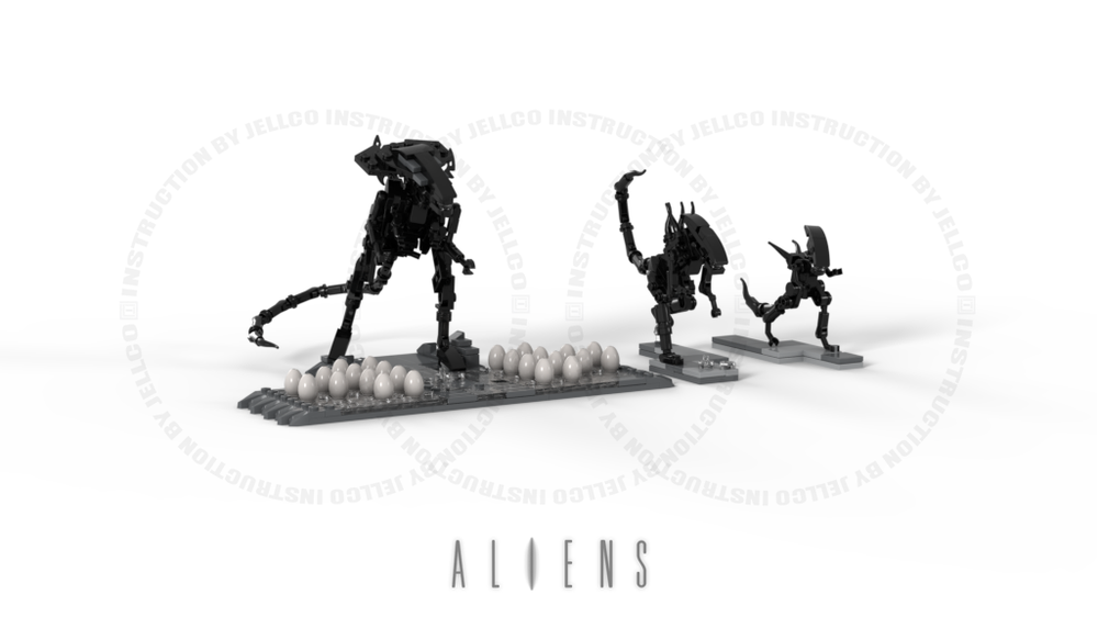 Lego Moc Micro Aliens Series Part Iii Xenomorph By Jellco