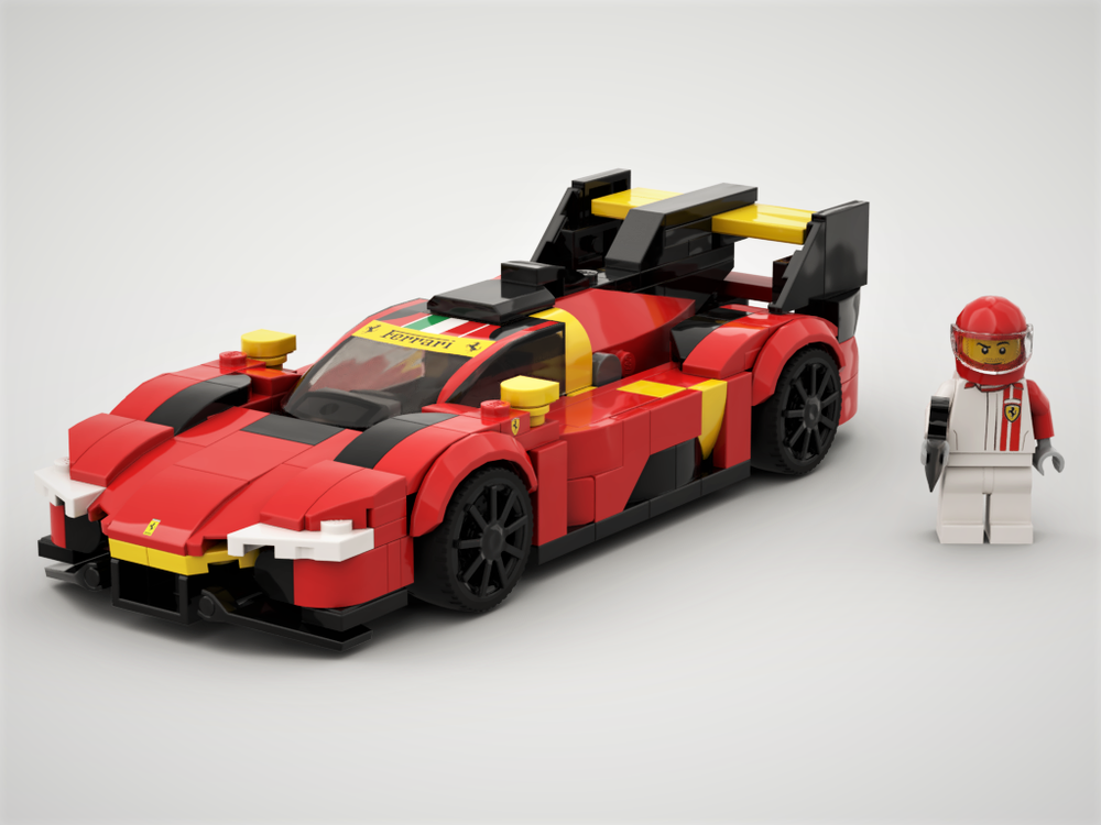LEGO MOC Ferrari F499P LMH (Le Mans Hypercar) by BrycCars | Rebrickable ...