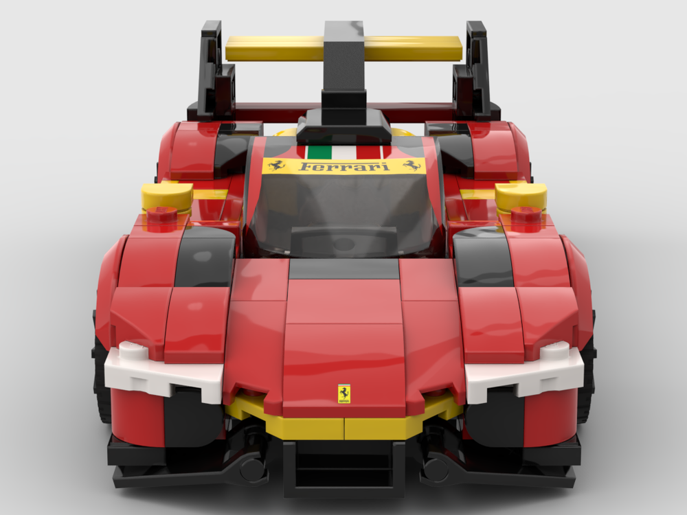 Lego Moc Ferrari F499p Lmh Le Mans Hypercar By Bryccars Rebrickable