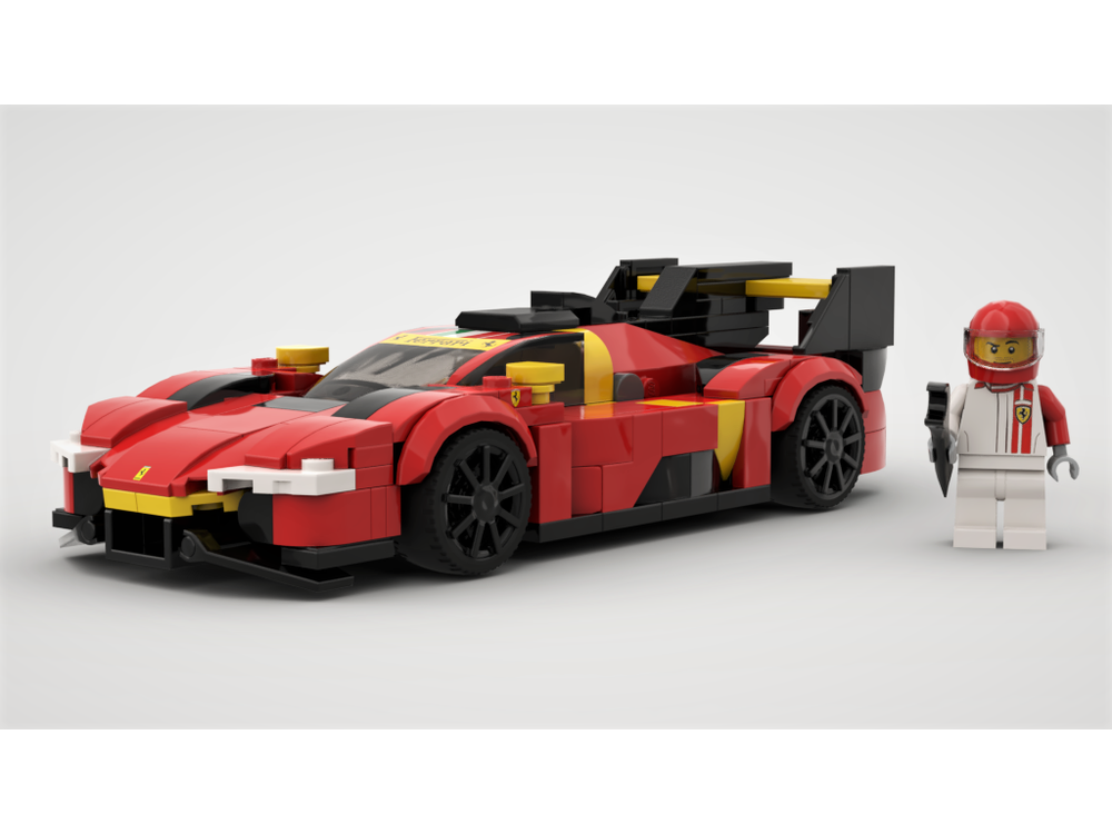 LEGO MOC Ferrari F499P LMH (Le Mans Hypercar) by BrycCars | Rebrickable ...