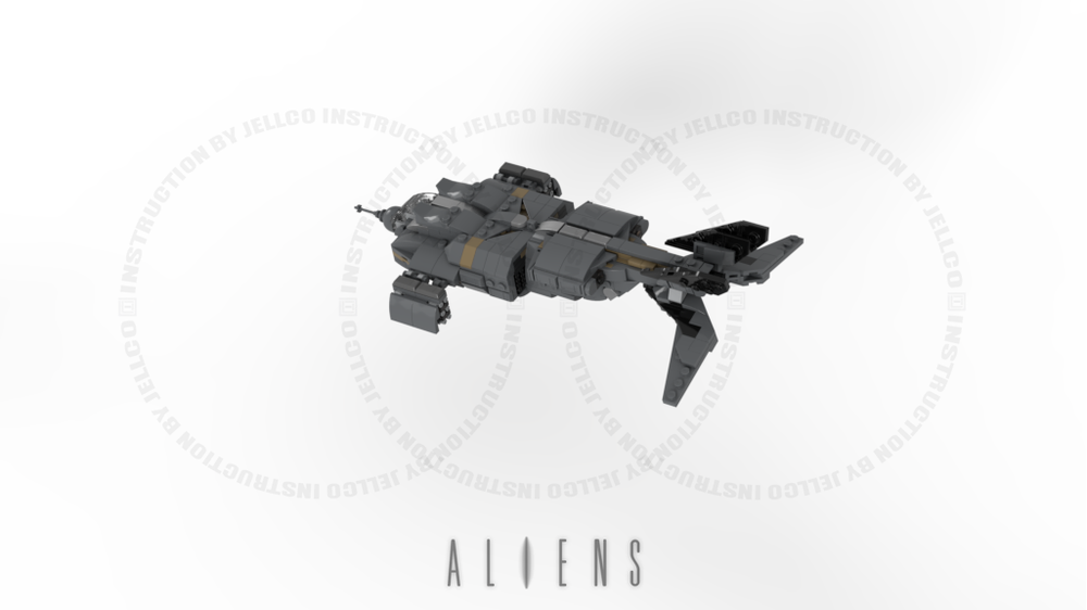Lego Moc Micro Aliens Series Part I Ud 4l Dropship Flying Type By