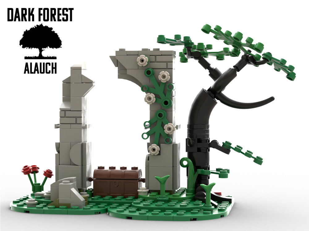 LEGO MOC Dark Forest - Ruins by Alauch | Rebrickable - Build with LEGO