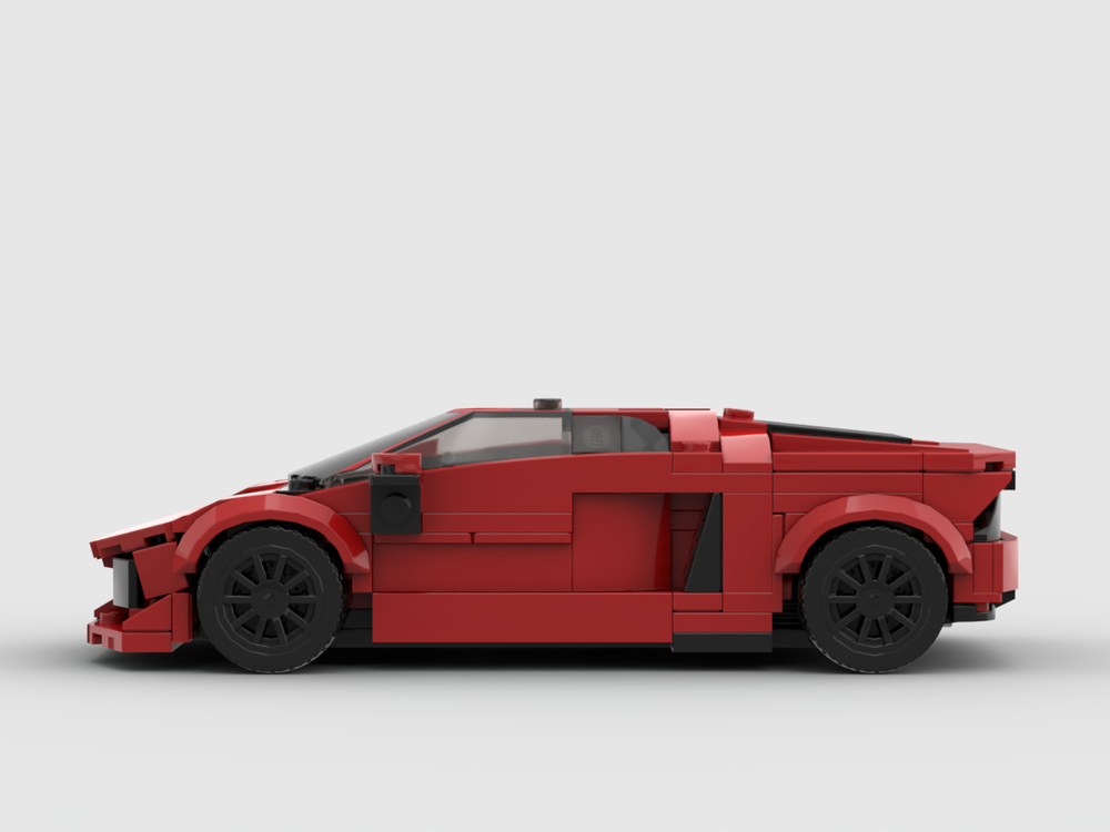 Lego Moc Lamborghini Aventador By Ghsdfigjkugf Rebrickable Build