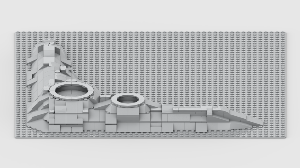 LEGO MOC Classic Space - Crater Plate by Aventurium | Rebrickable ...