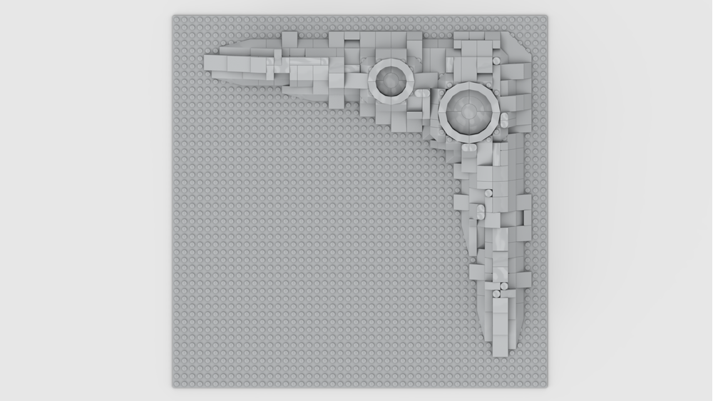 LEGO MOC Classic Space - Crater Plate by Aventurium | Rebrickable ...