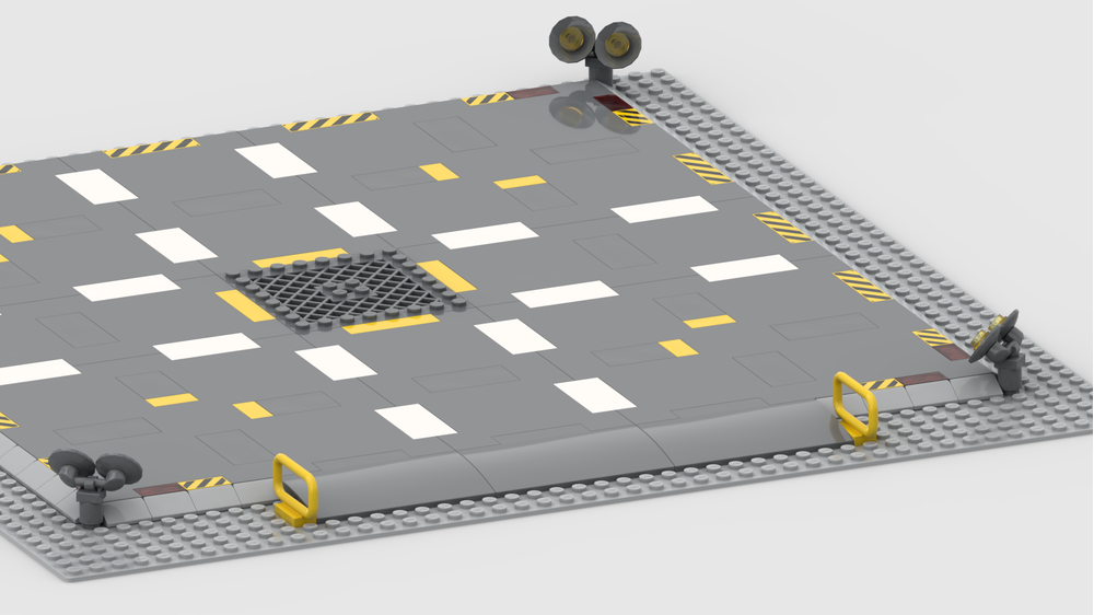 LEGO MOC Classic Space - Landing pad by Aventurium | Rebrickable ...