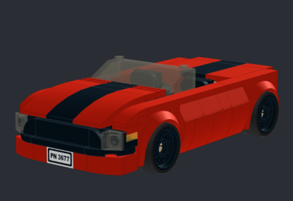 LEGO MOC 2020 Gt Ford Mustang convertible by Echo :3 | Rebrickable ...